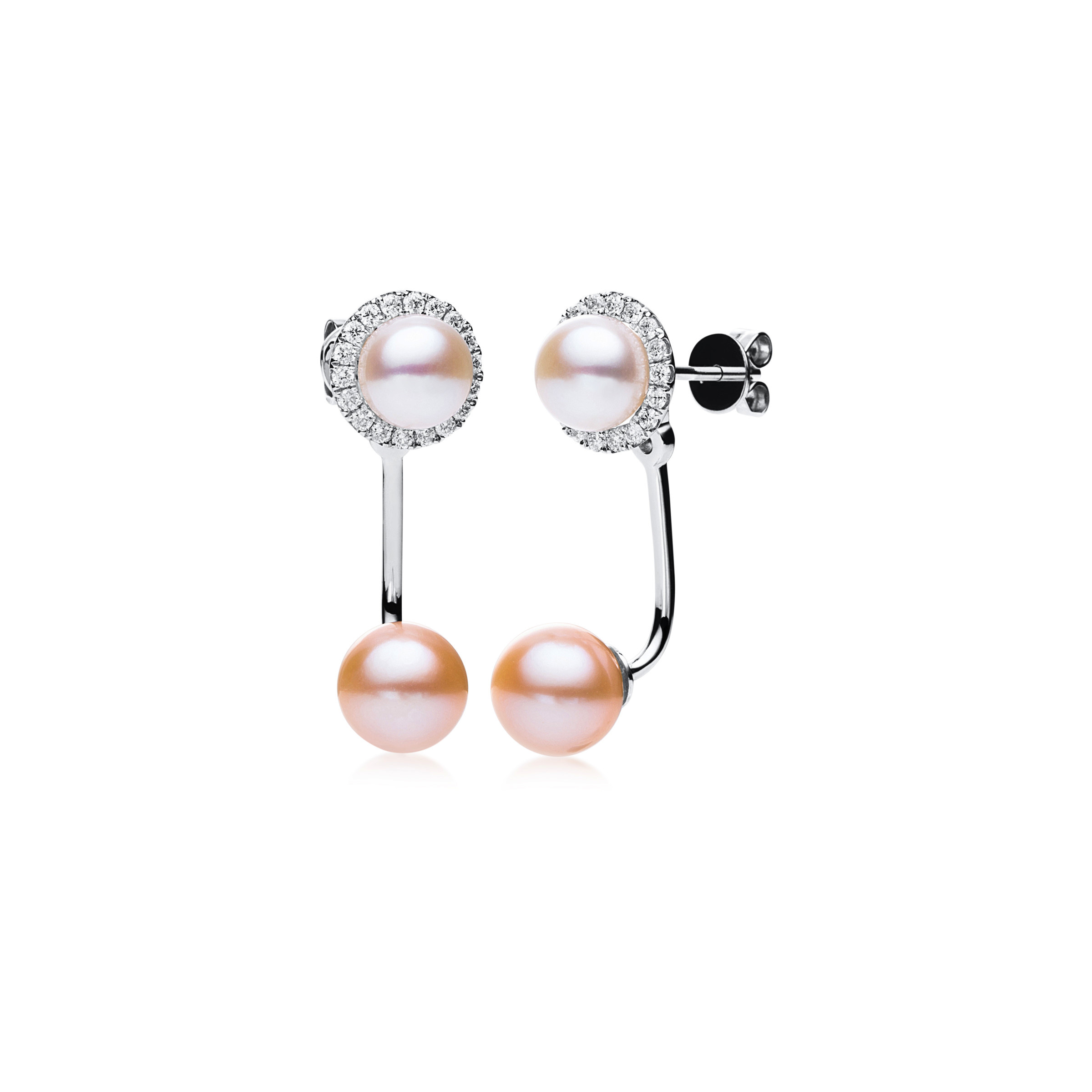 Looi & Co Naušnice Bijelo Zlato (18k) (2B633W8-1)