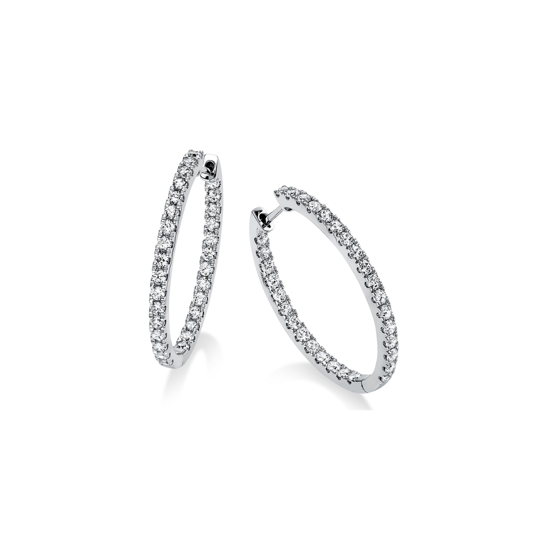 Looi & Co Naušnice Bijelo Zlato (18k) (2I514W8-10)